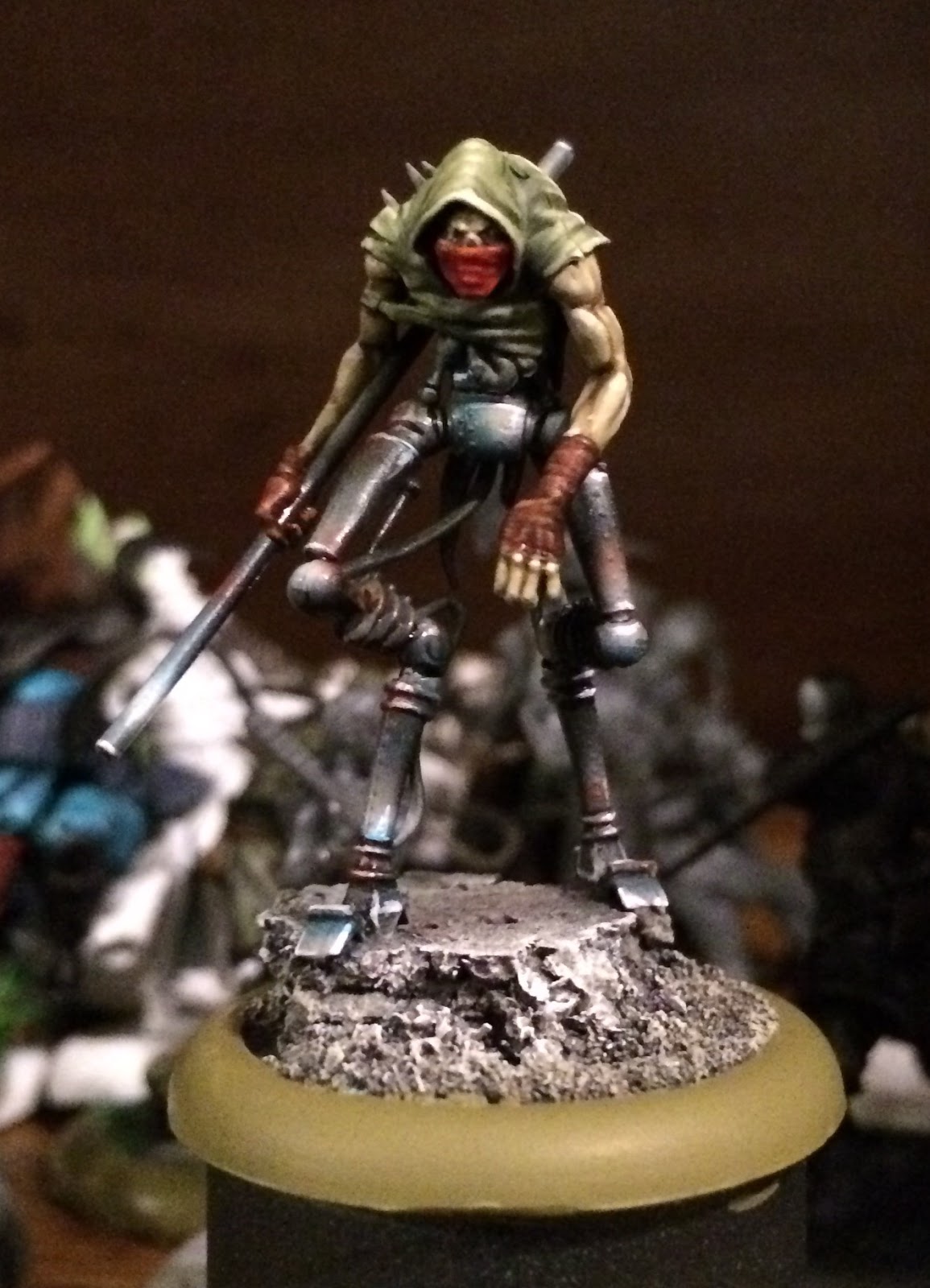 Table Top Terror: WIPs: Necropunk, Mechanical Rider, Flesh Construct