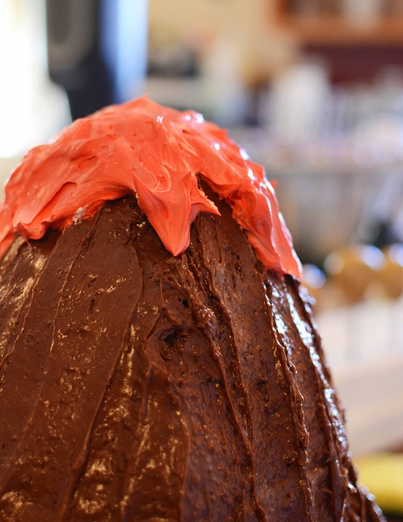 The Sew*er, The Caker, The CopyCat Maker: Volcano Cake