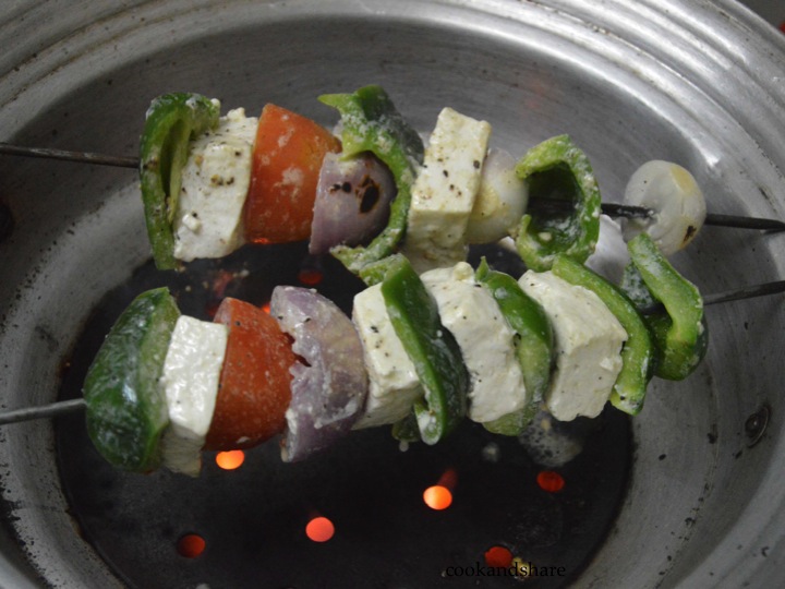 In love with Food: Paneer & Grilled Vegetable Platter