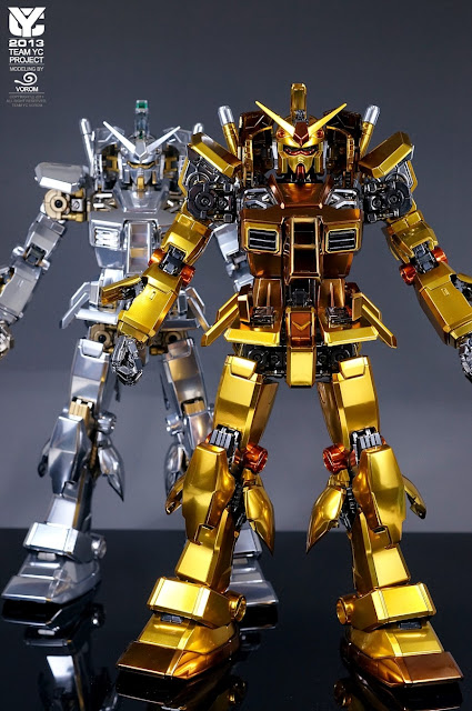 PG 1/60 RX-78-2 Gundam Gold Plated Painted Build