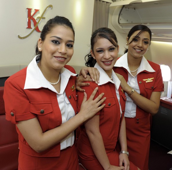 Cabin Crew Photos: Stewardess Photos: Kingfiser Airlines cute Flight ...