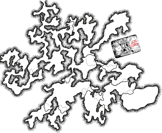 Free Map 020: A Complex Cave System - Frugal GM