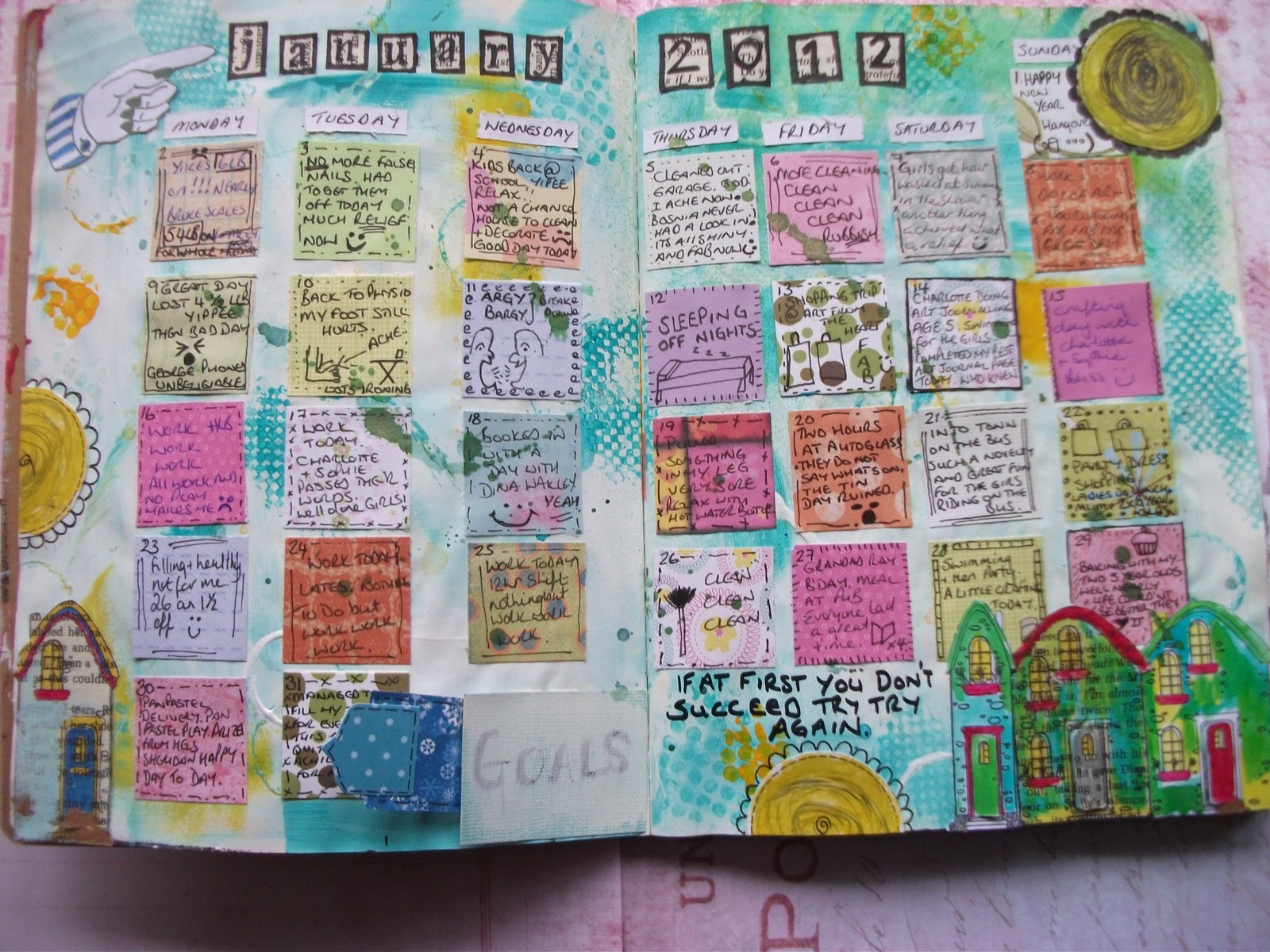 Crafty Mop: February Page and some Journaling