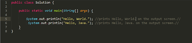 Hackerrank solutions: Welcome to Java! ~ thestudentnetwork.in