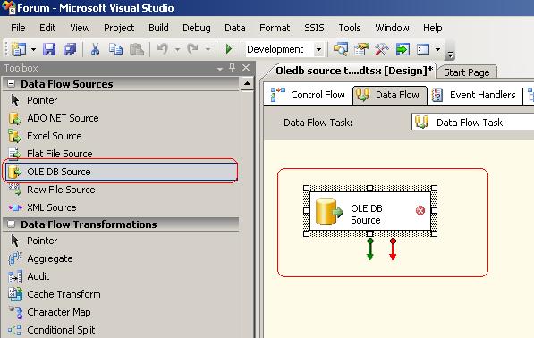 SSIS: OLEDB SOURCE TO OLEDB DESTINATION SSIS: OLEDB SOURCE TO OLEDB DESTINATION