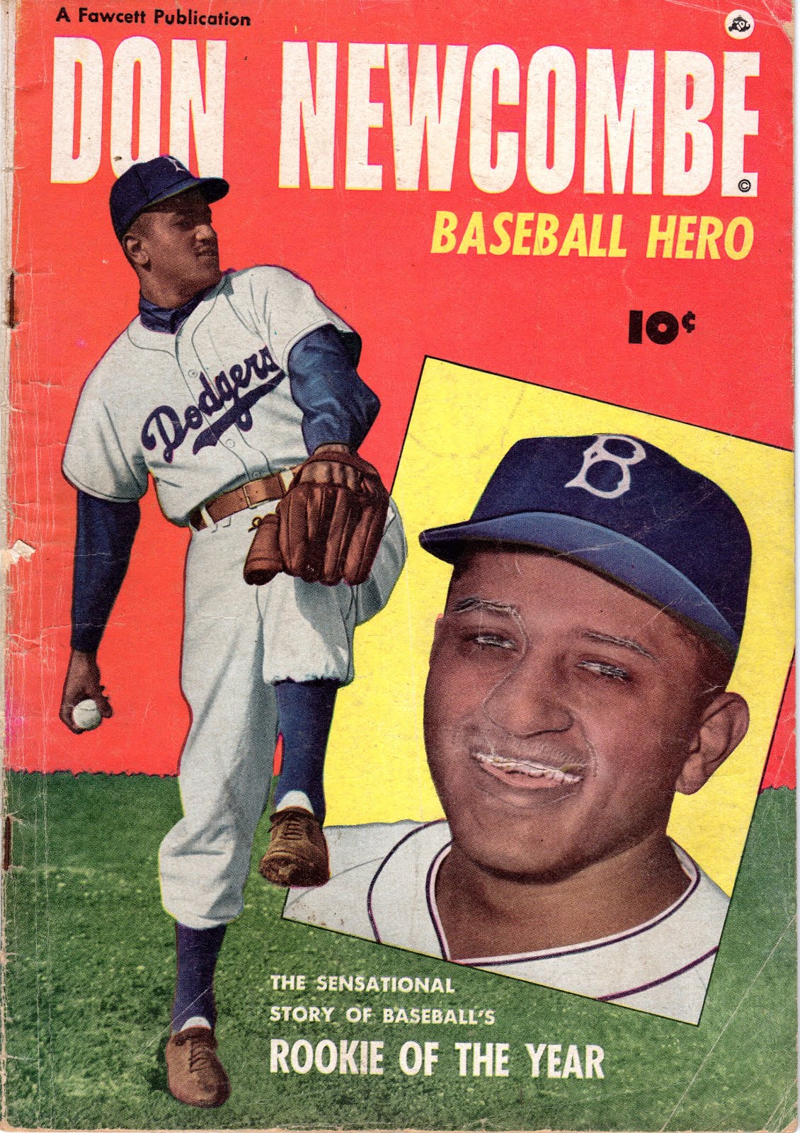 Dodgers Blue Heaven: Scans of my 1950 Don Newcombe Comic Book