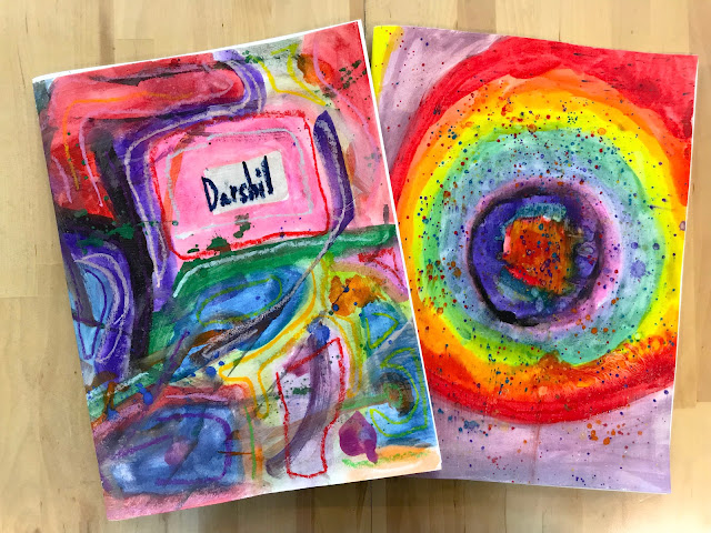 Paintbrush Rocket: 5th & 6th Grade Core Art Sketchbooks!
