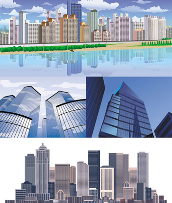 KALYAN: 10 Free Building Vectors illustration