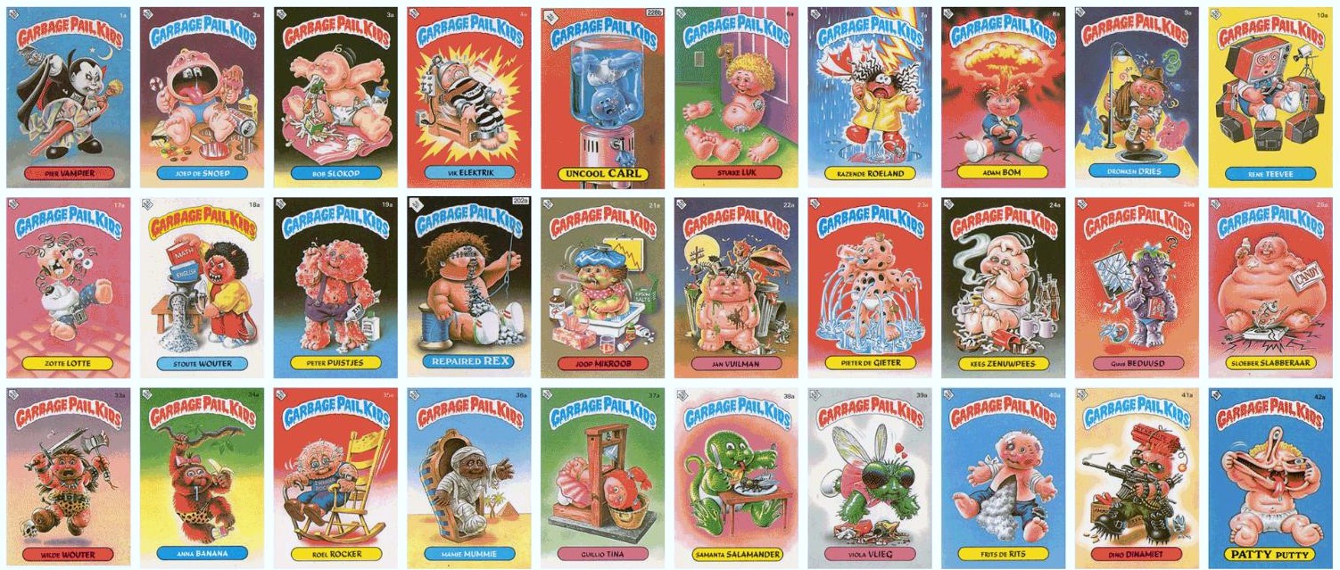 Jared Unzipped: A Brief History of the Garbage Pail Kids.