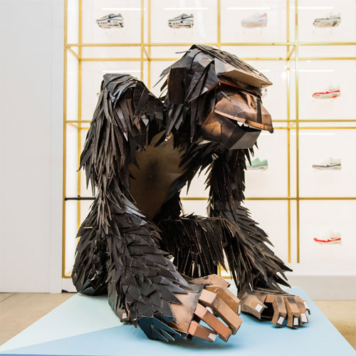 My Owl Barn: Artist Creates Amazing 6 Foot Tall Sculptures With Shoe Boxes