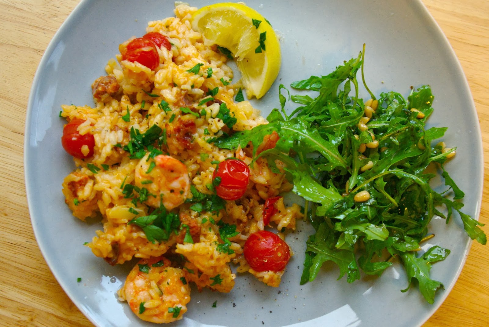 Baked prawn and chorizo risotto – Mrs Rachel Brady