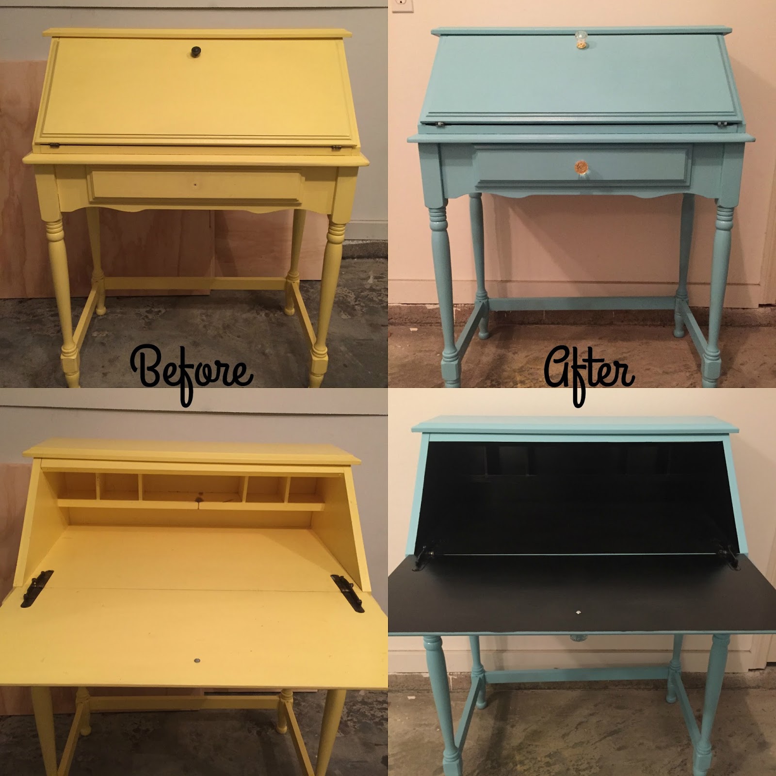 Drew Danielle Design: Tiffany Blue Student Desk