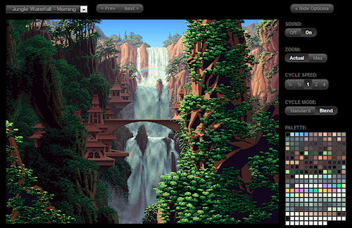 The Presurfer: Canvas Cycle: True 8-Bit Color Cycling With HTML5