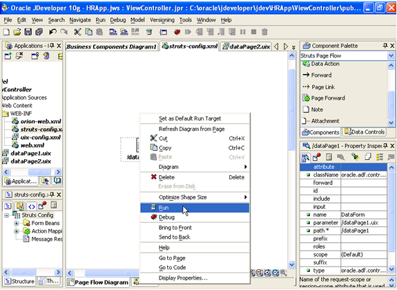 Pradipta's Oracle Application : Application Development Framework (ADF)