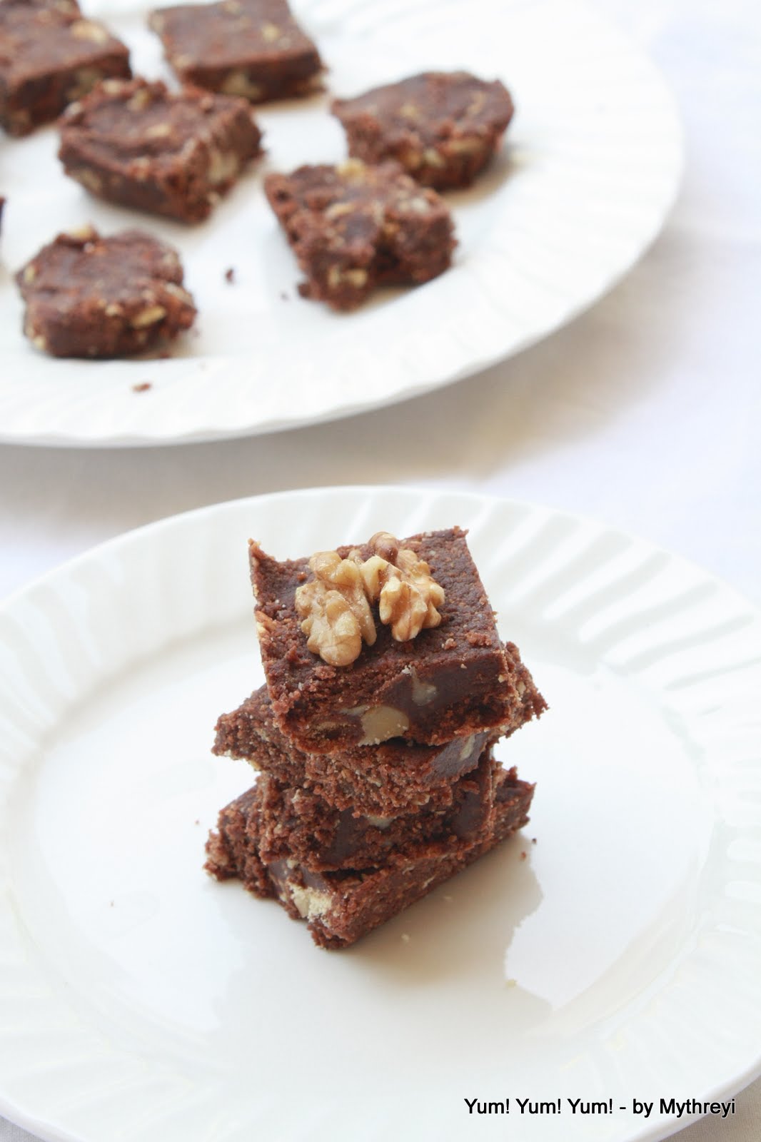 Yum! Yum! Yum!: Choco Nutty Bars ( No Bake and No Egg)