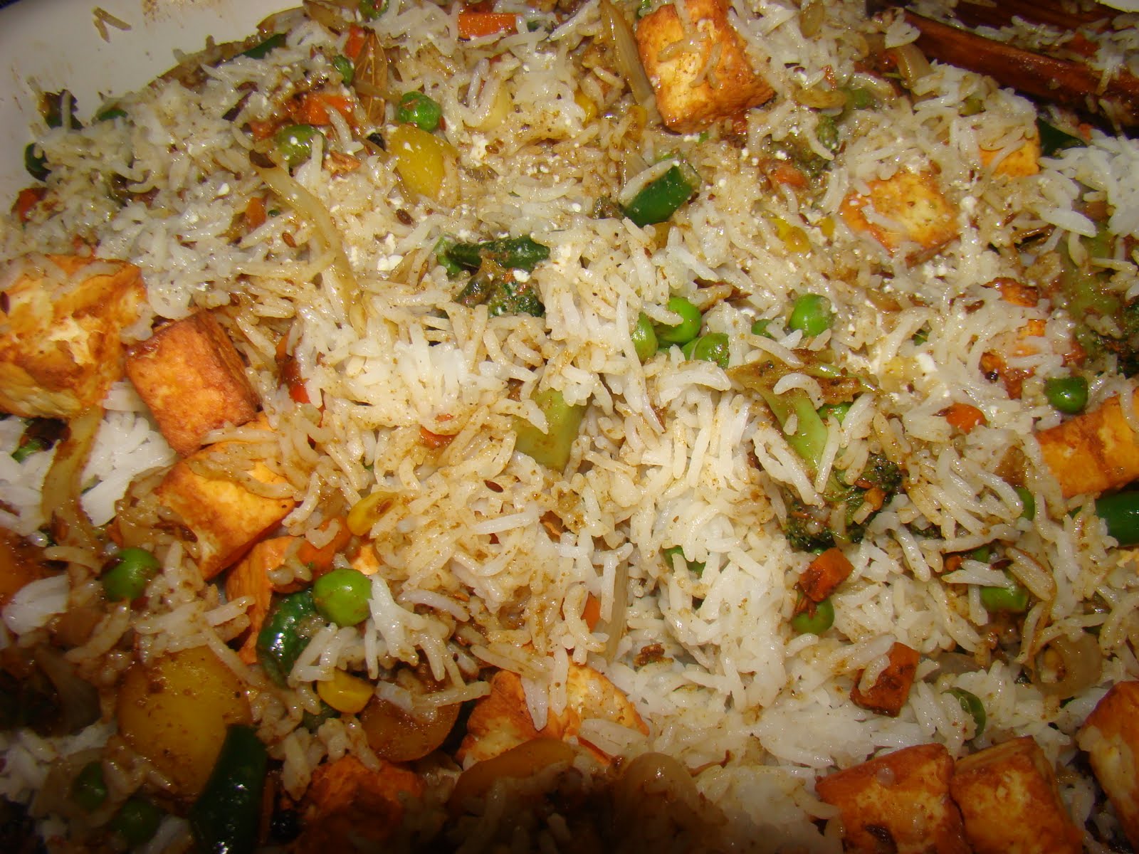 My Favorite Recipes Collection: Veggie Biryani with Paneer