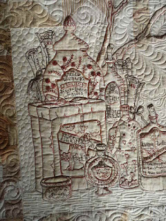 Sewing & Quilt Gallery: Calendula Embroidery Quilt