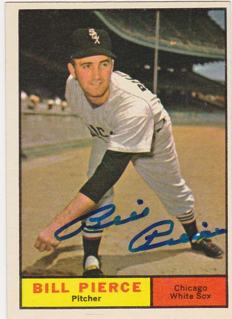 The Five Tool Collector: Billy Pierce TTM items