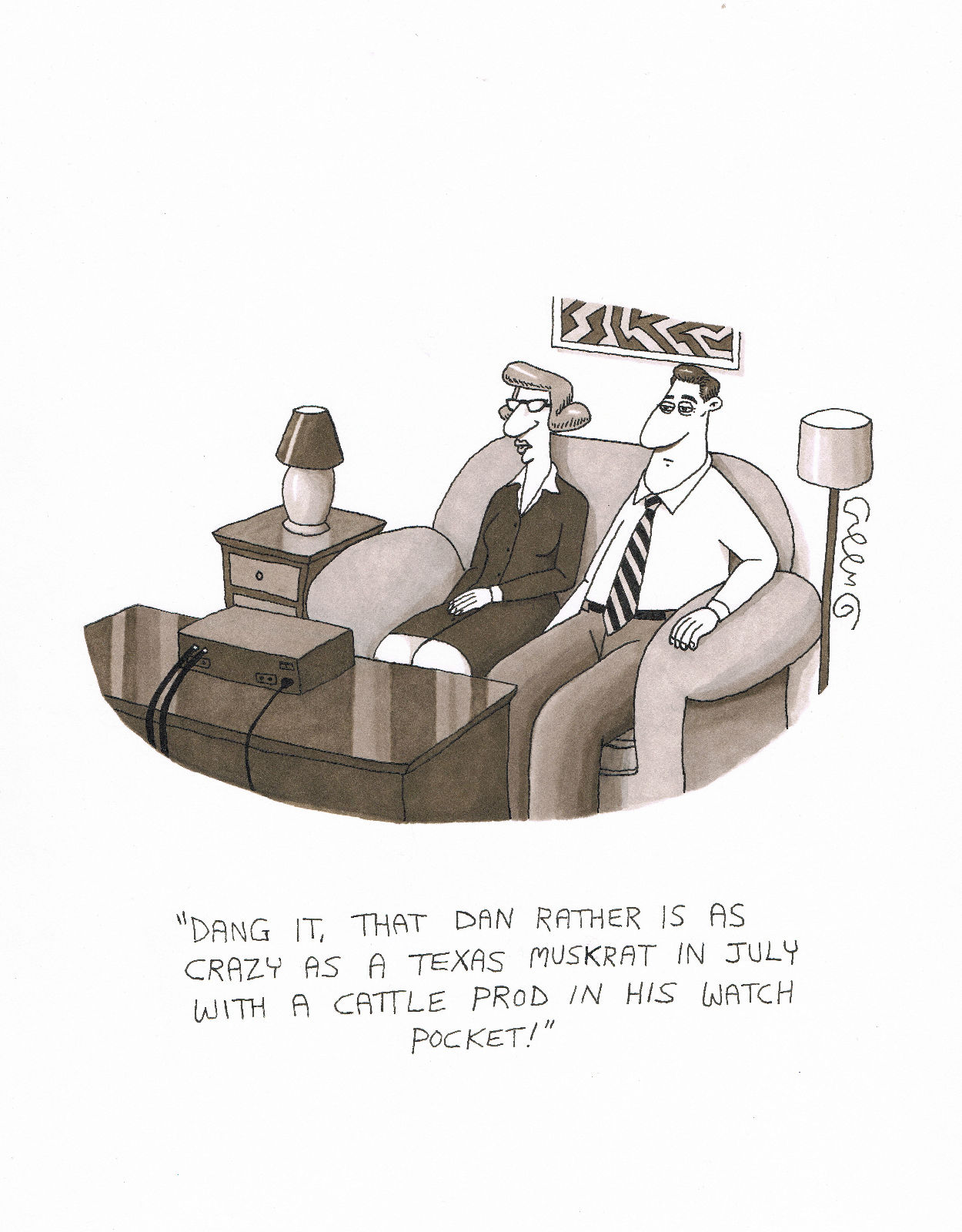 Attempted Bloggery: J. C. Duffy's Dan Rather: Killed New Yorker Art
