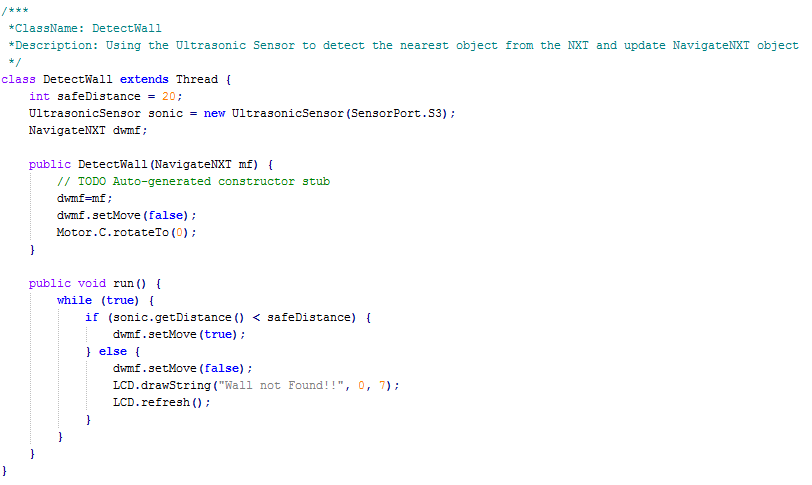 Using Lego Mindstorms to teach Java Programming