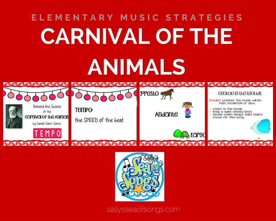 Behind the Scenes at the Carnival of the Animals: Tempo - Sally's Sea ...