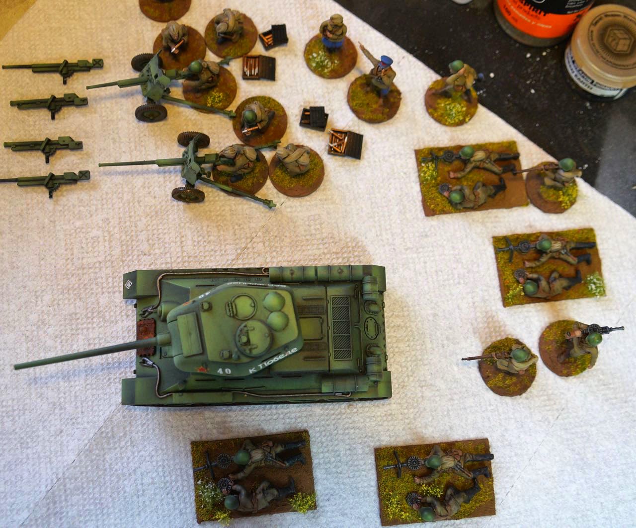 40k Hobby Blog: Cold Wars Convention: Bolt Action Soviet Army in 48 Hours