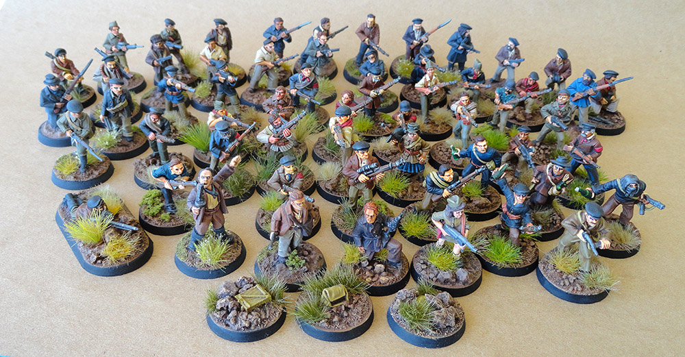 Small Wars in Southern Africa: 28mm Partisans: The gathering storm...