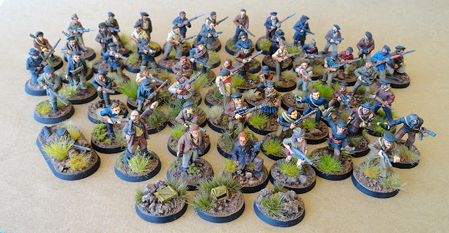 Small Wars in Southern Africa: 28mm Partisans: The gathering storm...