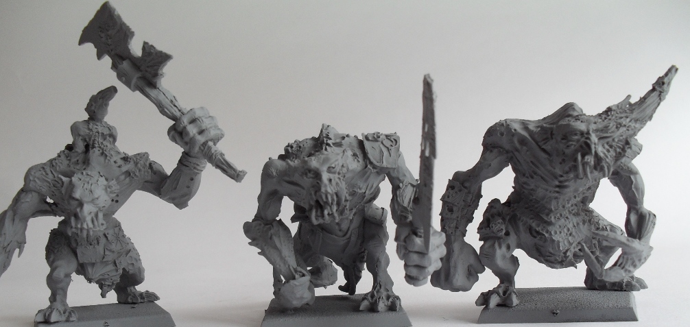 Mr E Models: Bile Trolls - built.