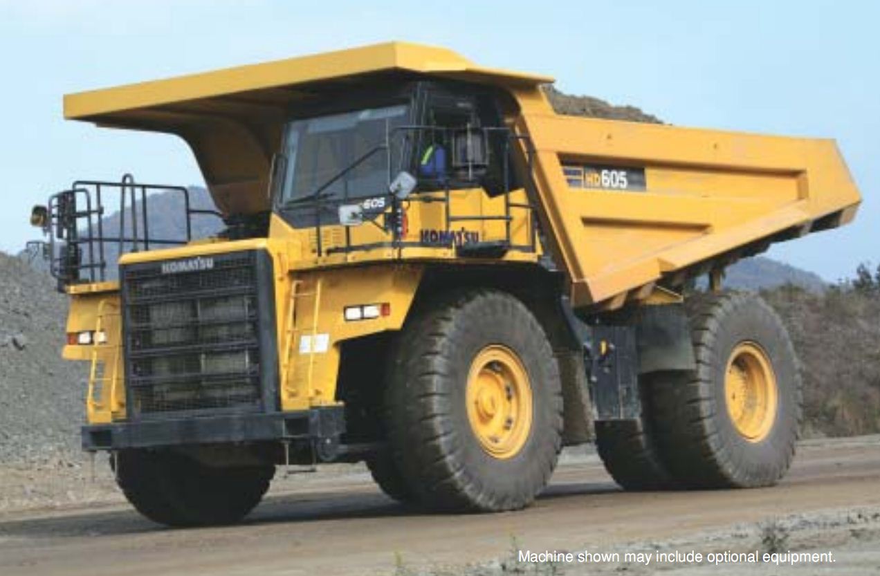 KOMATSU HD605-7R SPECIFICATIONS