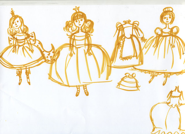 the brigette brigade: princess sketches!