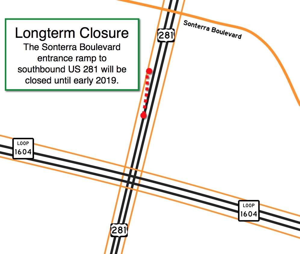Go Ahead!: US 281 Expansion Project Long-term Closure