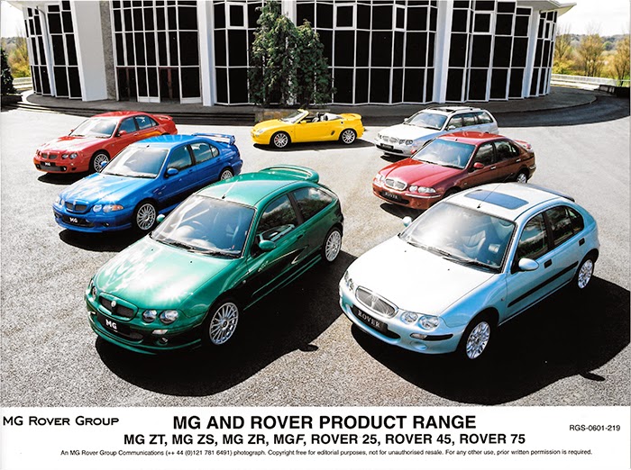 Rover 75 and MG ZT Online: 1986 to 2005