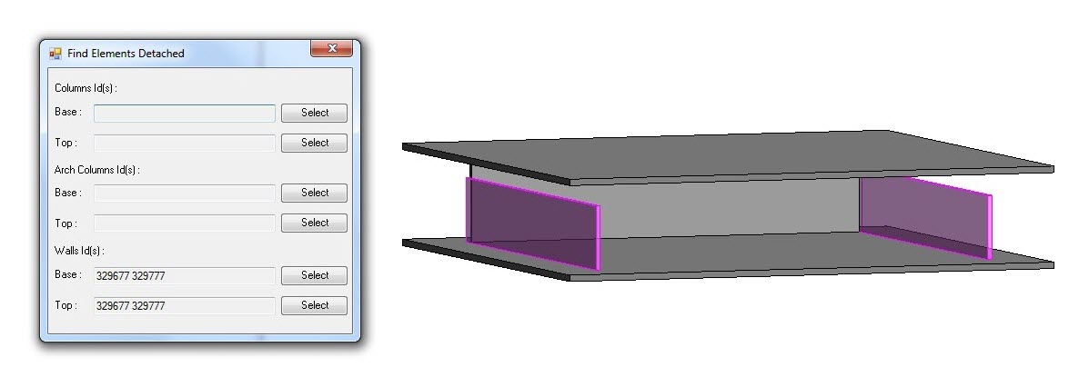 Revit Add-Ons: Find Element Detached – Find Non-Attached Walls and ...