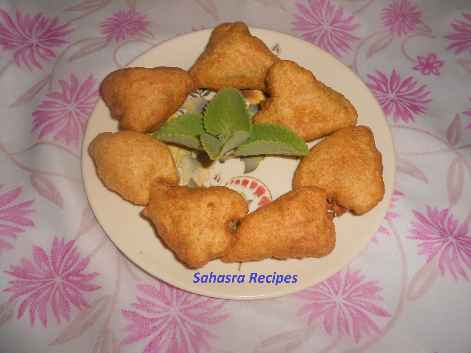 Sahasra Recipes: Vamu Aaku Bajji