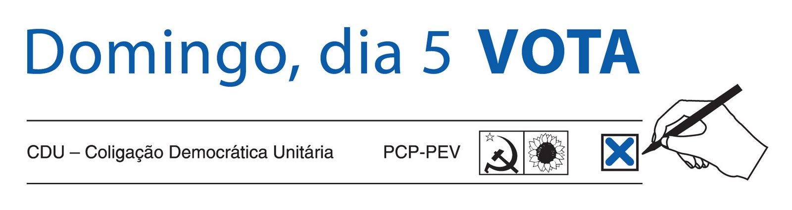 CDU Bucelas: Domingo, dia 5 vota CDU