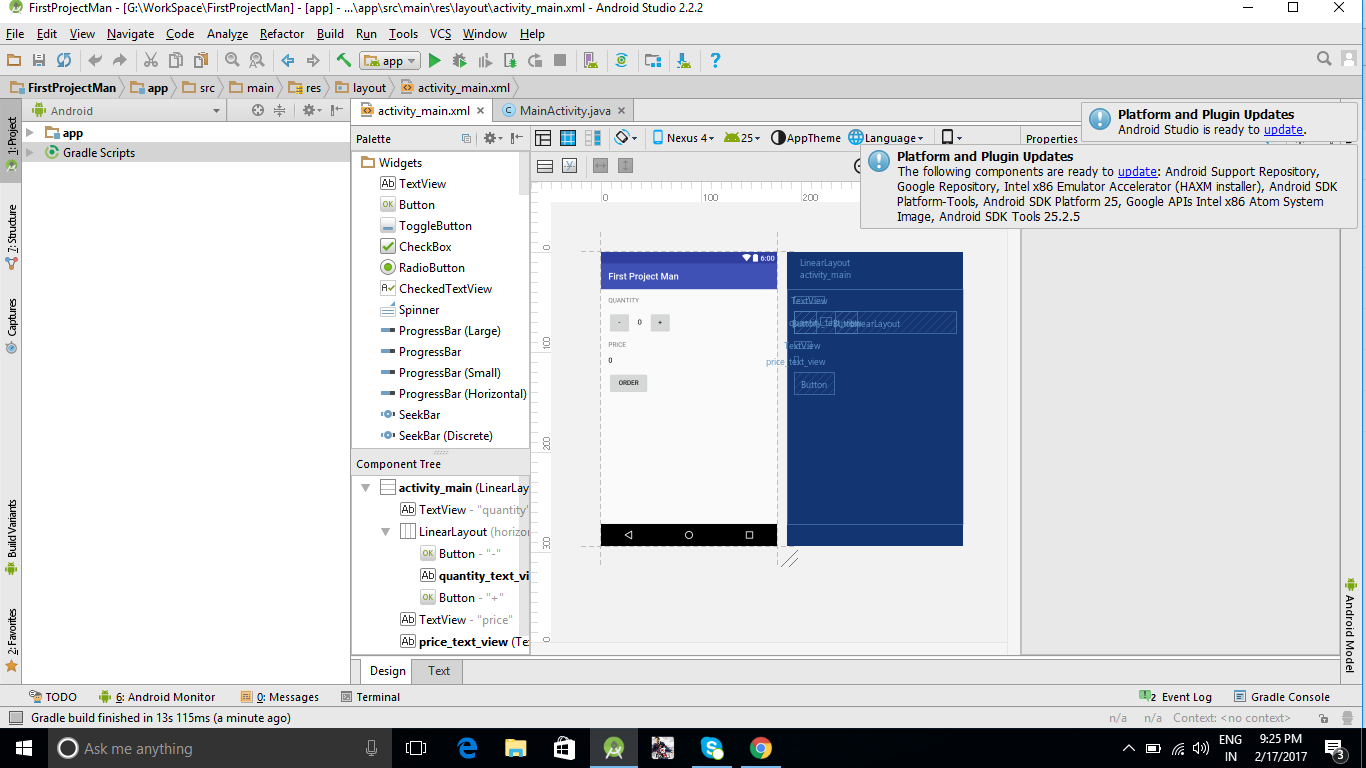 Android learning blog: Quantity picker with Strings