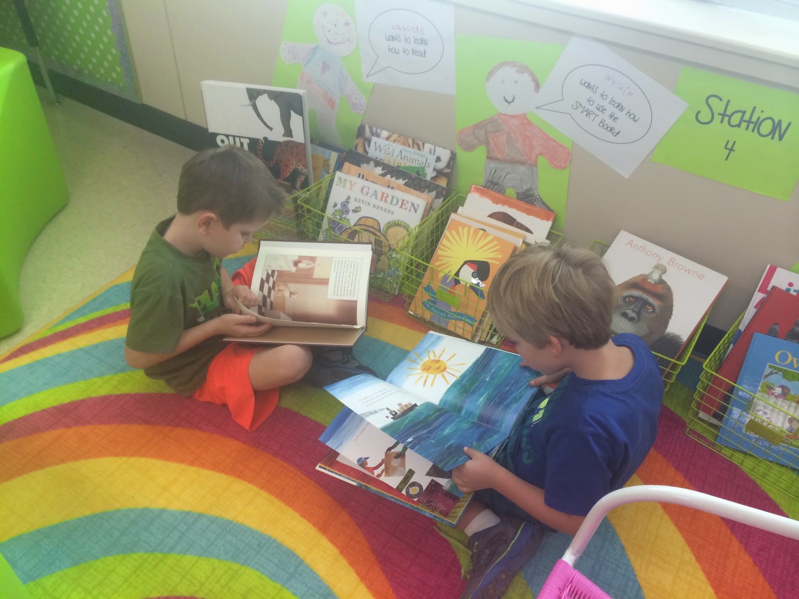 Kinder Peeps + WonderWell: Literacy Station LOVE - Part Two!
