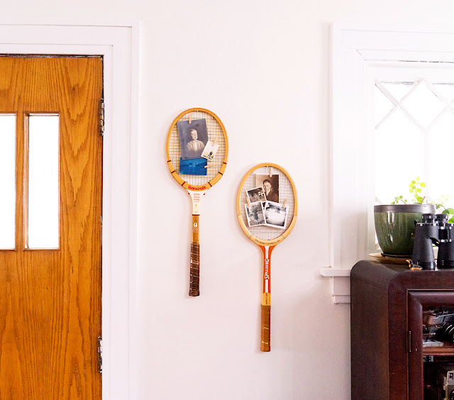 Keep Smiling: Tennis Racket Picture Frame DIY
