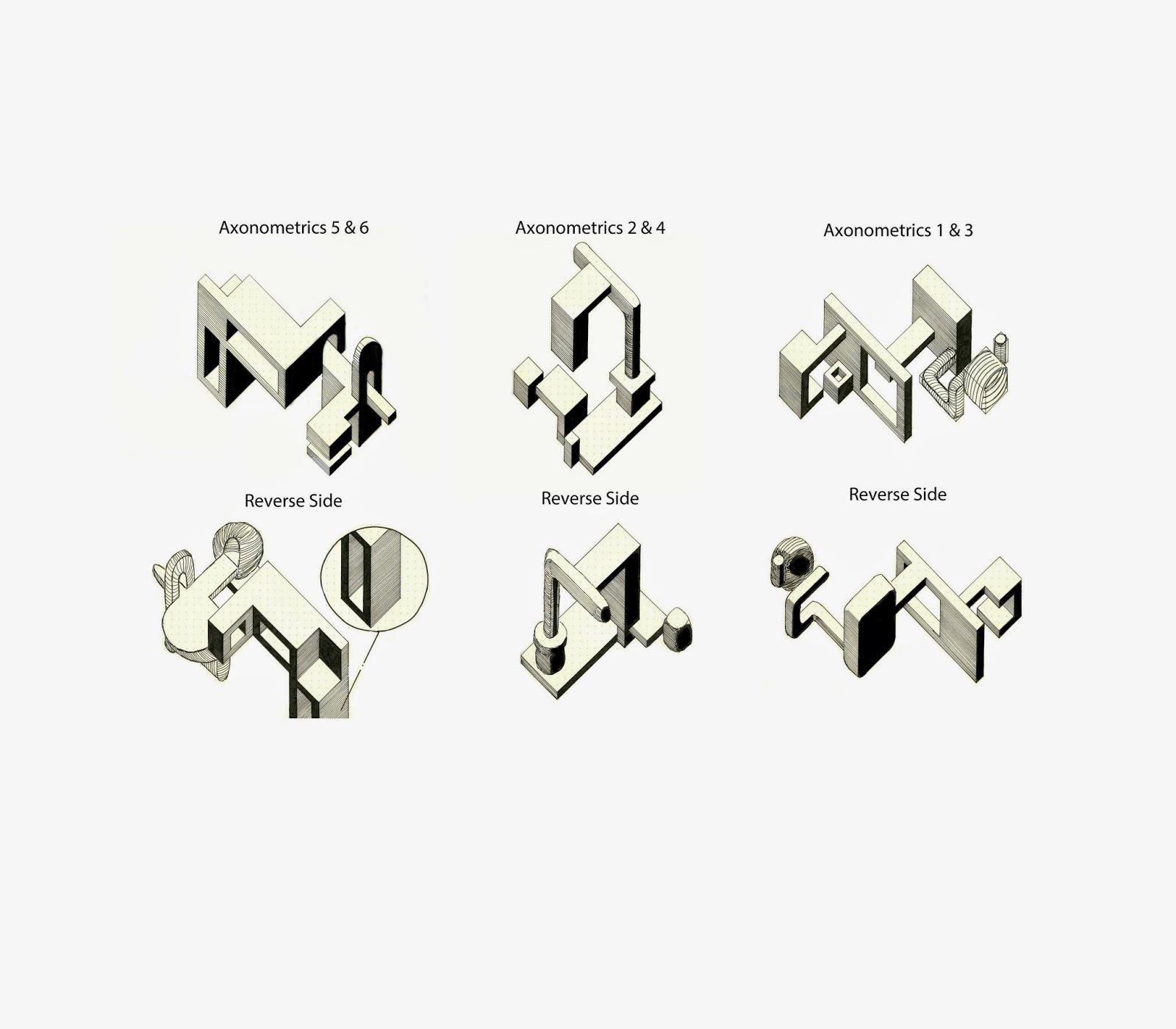 max: Axonometric, the Fusion of Rectangular Prisms