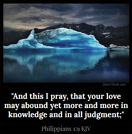 2 Timothy 2:15 Truth: Verse of the Day: Philippians 1:9 KJV