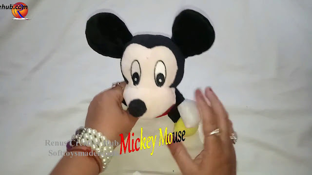 Como Fazer Brinquedos De Mickey Mouse Macio Em Casa Diy Passo A Passo Pap Tutorial Feltro E