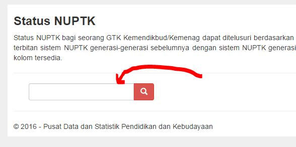 Cara Cek Status NUPTK di Situs gtk.data.kemdikbud.go.id