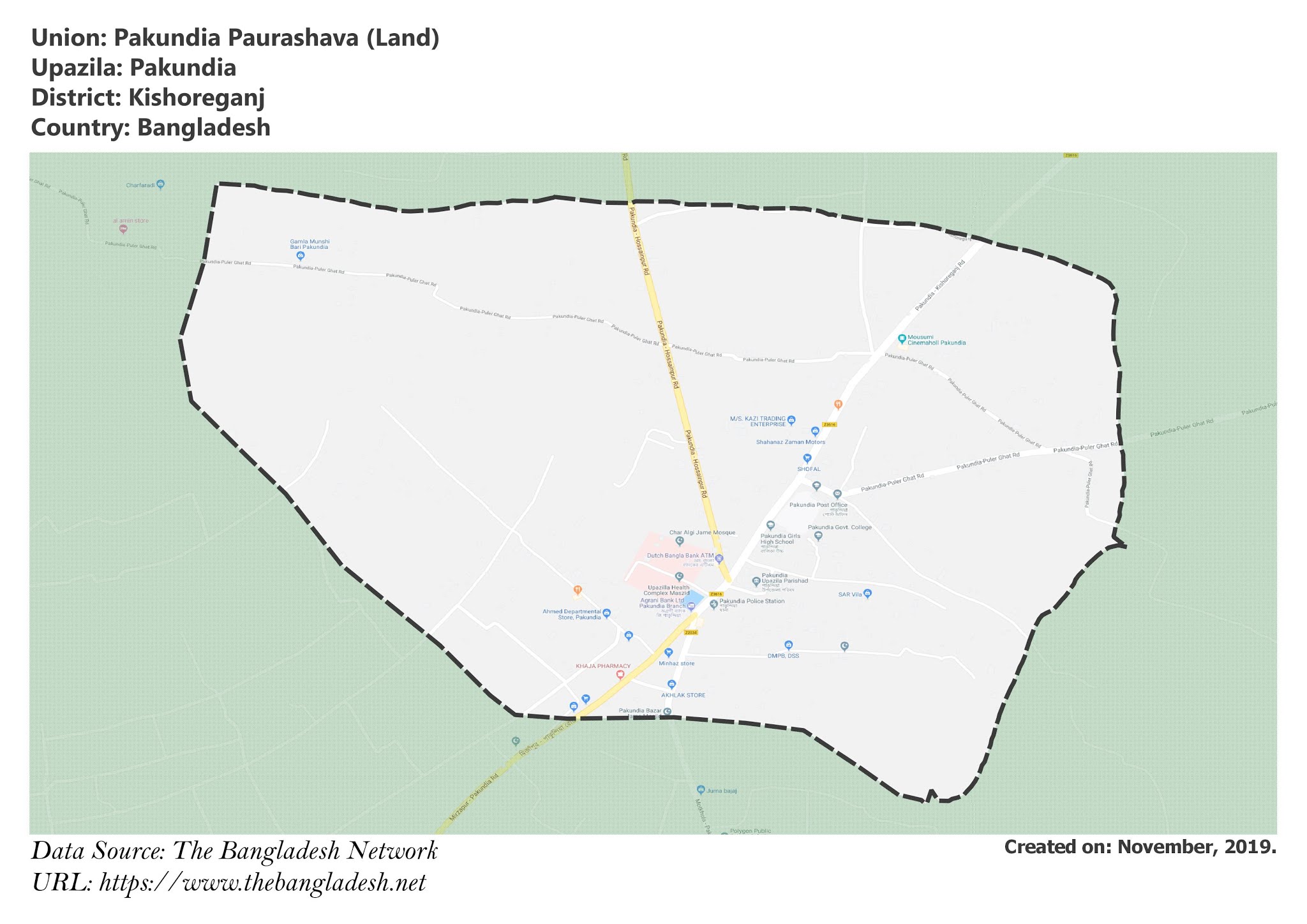 Pakundia Paurashava, Kishoreganj