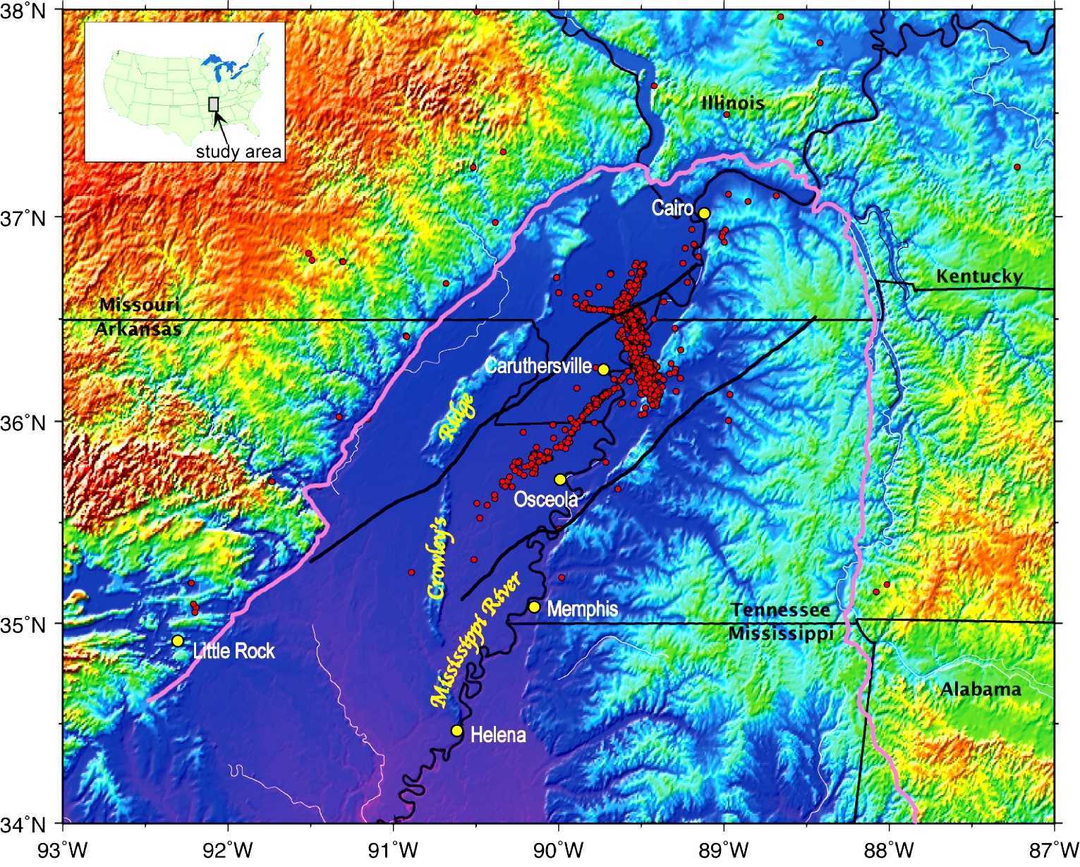 Intraplate earthquake