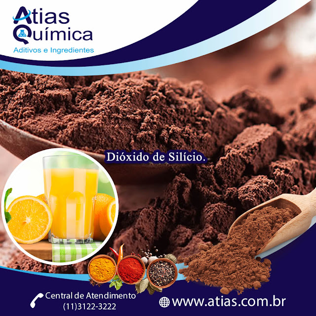 Atias Química: Dióxido de Silício.