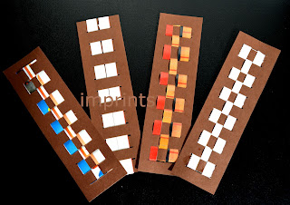 imprints handmade: Paper weaves: Woven bookmarks