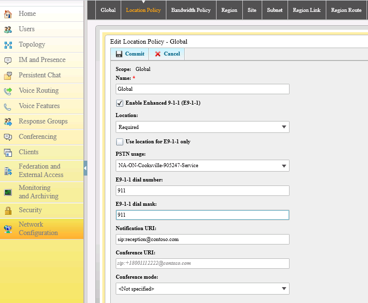 Ken's Unified Communications Blog: The Importance of Lync Location Policies