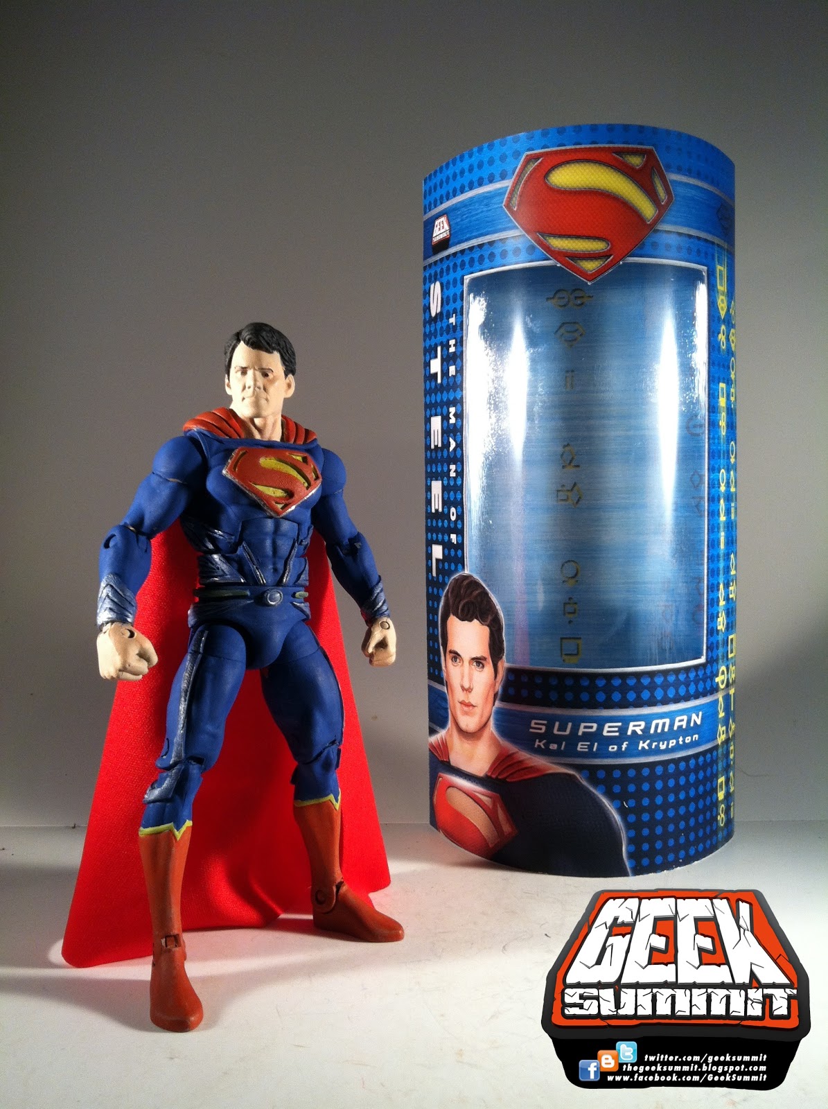 Man of Steel | Figure and Packaging by GeekSummit | Superman The Man of ...