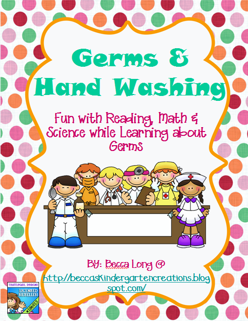 Becca's Kindergarten Creations: Hand washing and Germs!!